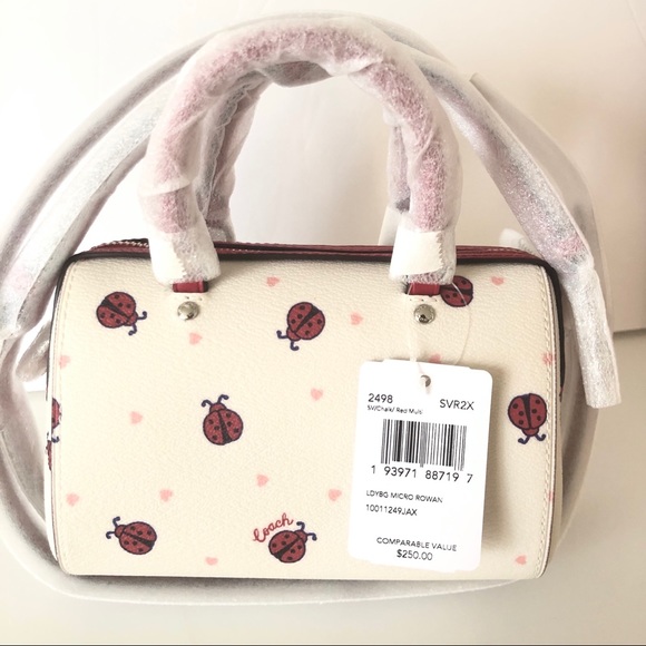 Coach | Bags | Nwt Coach Micro Rowan Crossbody Ladybug Print | Poshmark